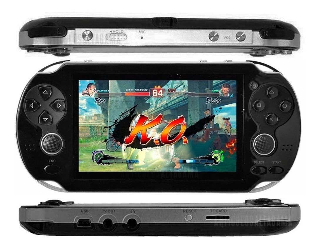 Consola Mp5 Tipo Psp Emulador Juegos Retro Clasicos Ps1 5.1¨ – El ...